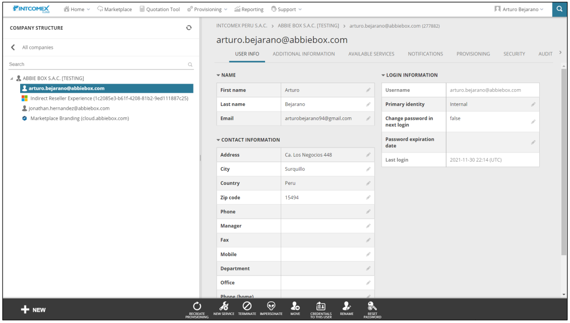 Cómo restablecer el MFA de un usuario de un reseller en el portal Intcomex Cloud Platform (ICP)